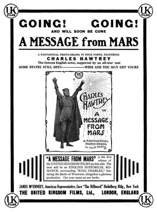 “A Message from Mars”, the First Ever British Science Fiction Movie (1913) | Europa SF - The ...